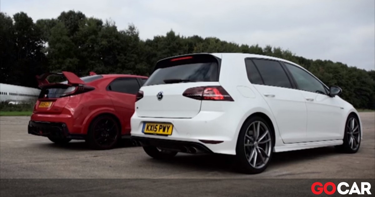 Κόντρα Honda Civic Type R vs VW Golf R (video) - Μια κόντρα με δύο ...